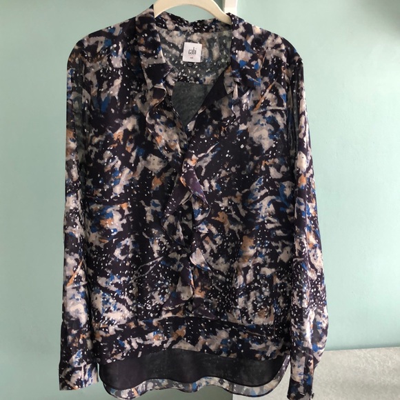 CAbi | Tops | Cabi Starry Night Blouse Medium | Poshmark